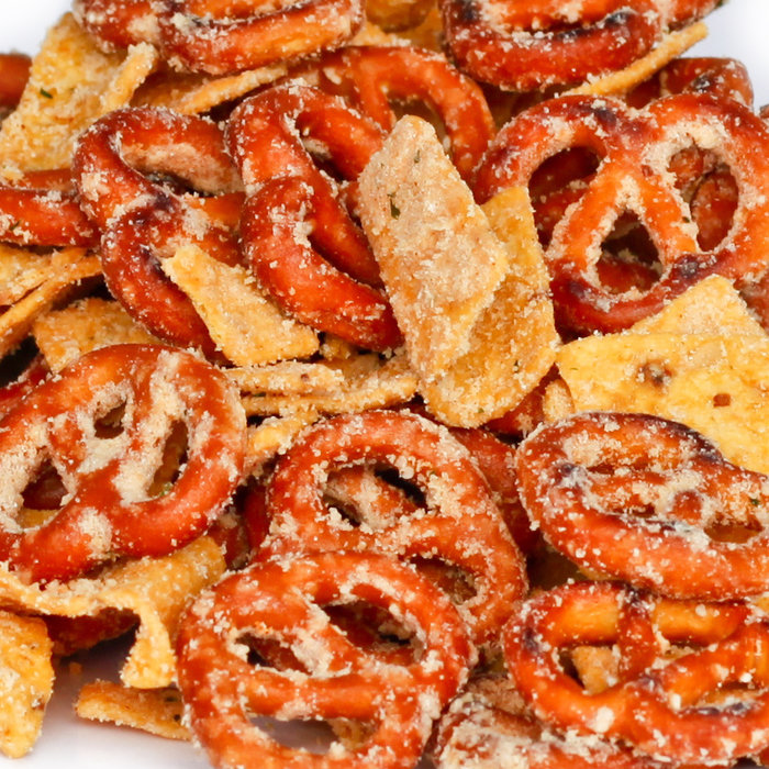 Zesty Parmesan Ranch Snack Mix - Emma's Popcorn